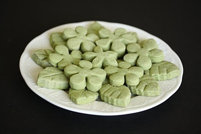 Spring Green Tea Shortbread Cookies - Kirbie's Cravings
