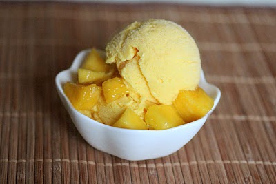 3 Ingredient Mango Ice Cream - Kirbie's Cravings