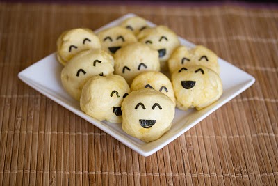 Steamed Bun Happy Faces - Kirbie's Cravings