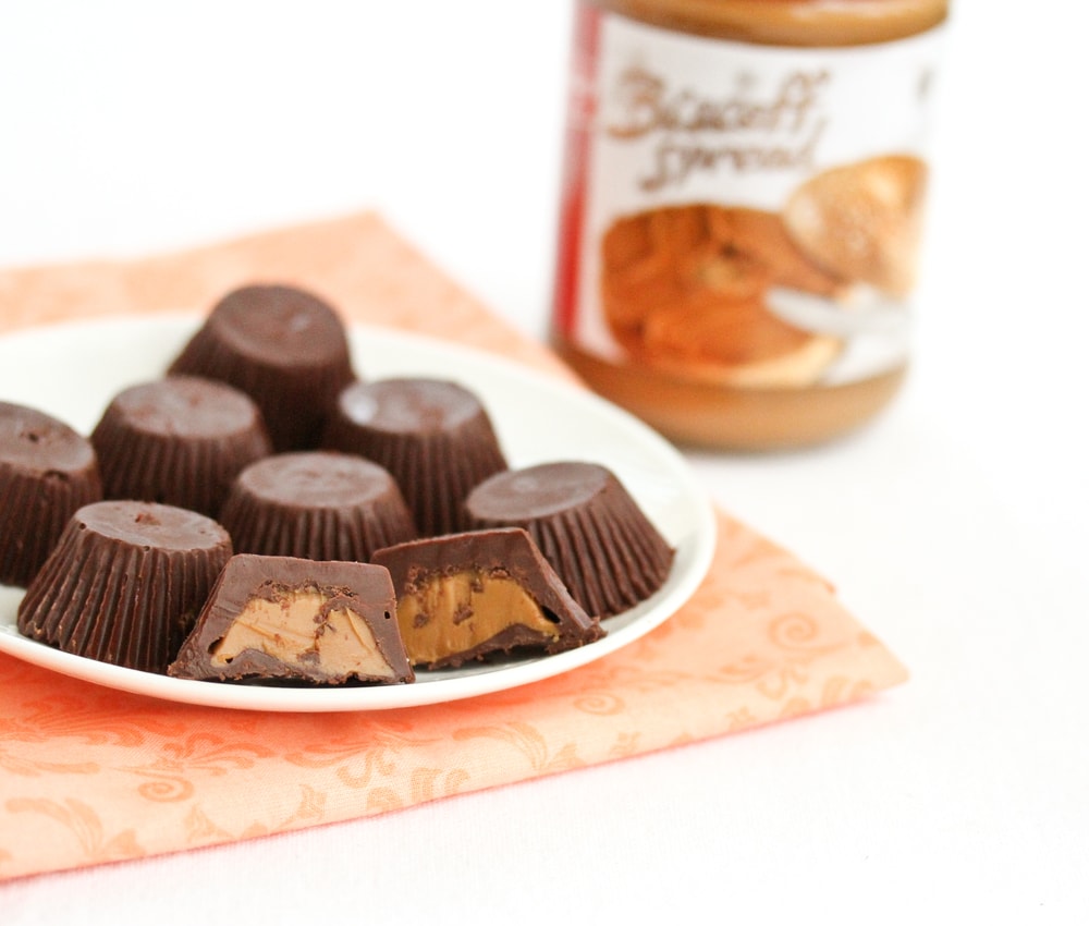Cookie Butter Chocolate Candy Cups - Kirbie's Cravings