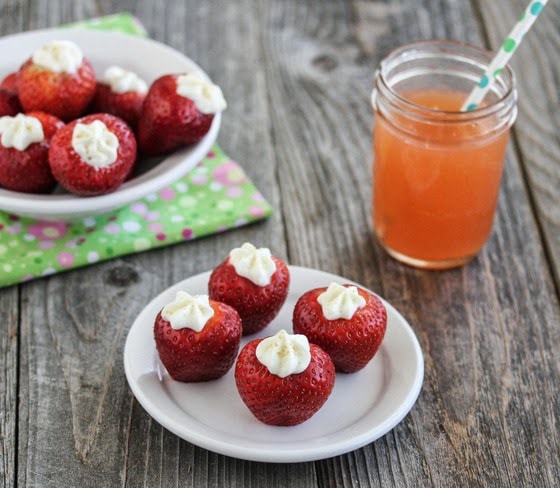 Stuffed Strawberry Cheesecake Bites - Kirbie's Cravings