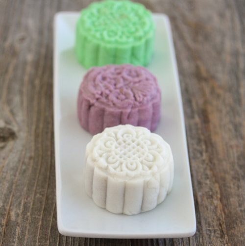 Snow Skin Mooncakes - Kirbie's Cravings