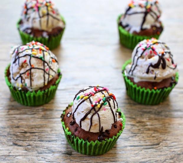3 Ingredient Ice Cream Cupcakes - Kirbie's Cravings