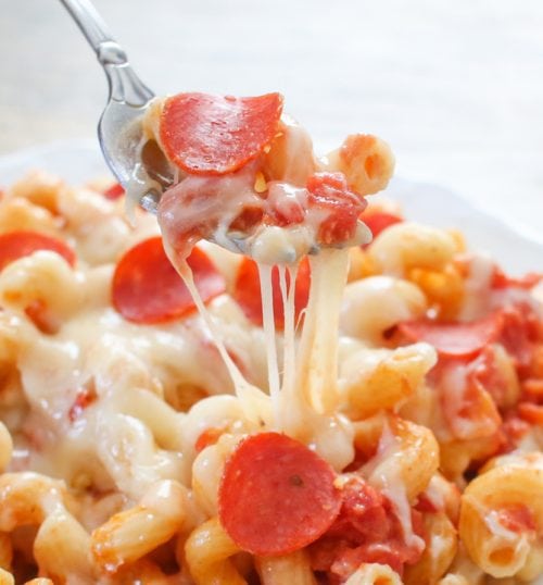 One Pot Pizza Pasta - Kirbie's Cravings