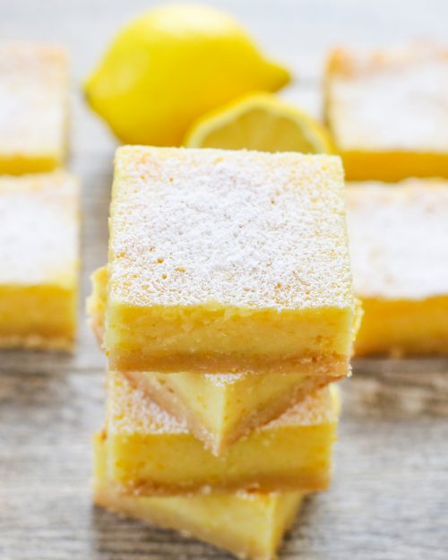 Whole Lemon Bars - Kirbie's Cravings