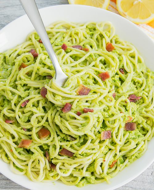 Quick and Easy Avocado Pasta - Kirbie's Cravings