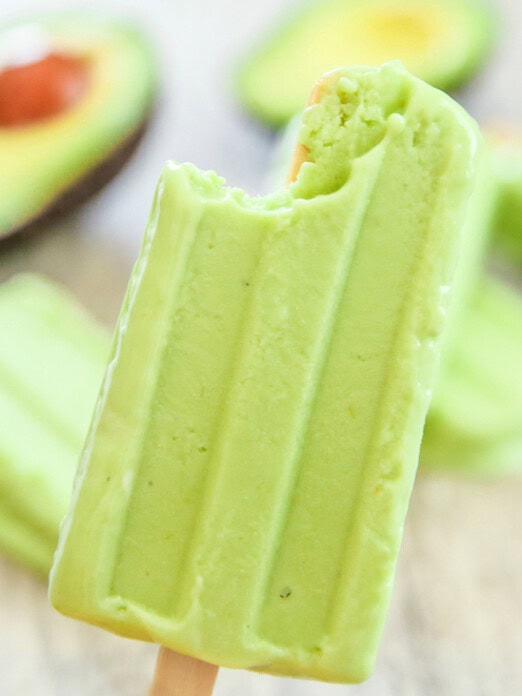 Avocado Ice Pops - Kirbie's Cravings