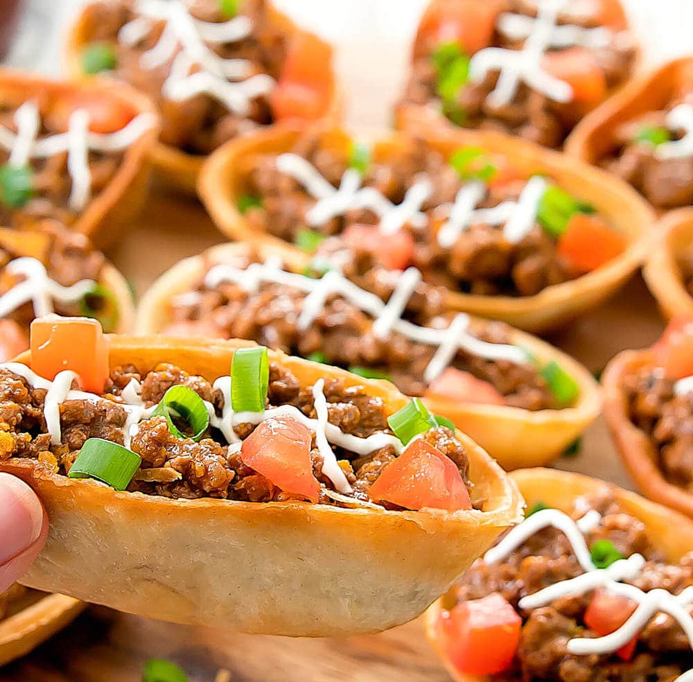 BBQ Taco Football Boats - Kirbie's Cravings