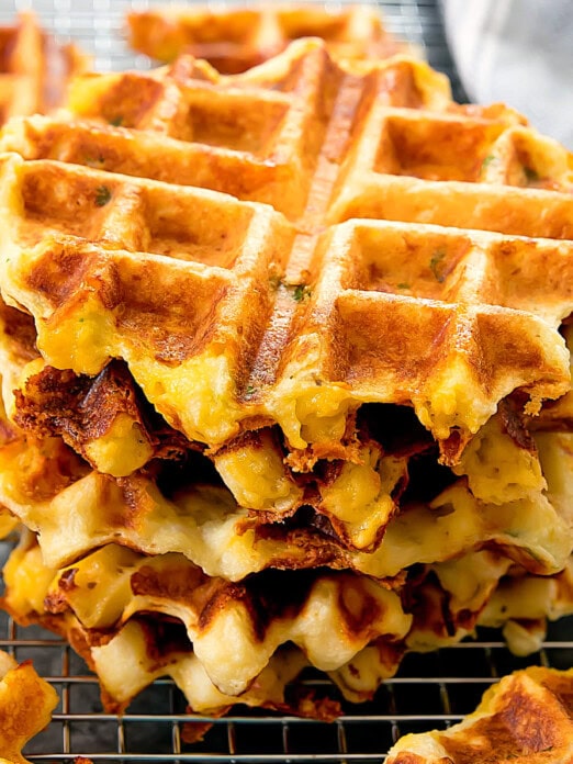 Mashed Potato Waffles - Kirbie's Cravings