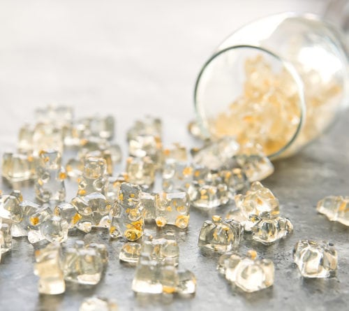 Gold Champagne Gummy Bears - Kirbie's Cravings