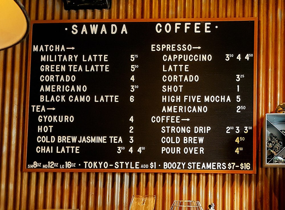 Sawada Coffee (Chicago) - Kirbie's Cravings