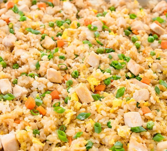 Easy Sheet Pan Fried Rice (Ready in 30 Minutes!) - Kirbie's Cravings