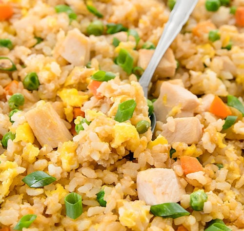 Easy Sheet Pan Fried Rice (Ready in 30 Minutes!) - Kirbie's Cravings