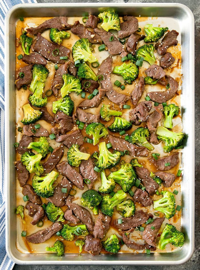 Beef And Broccoli 30 Minute Sheet Pan Recipe Kirbie s Cravings Beef And Broccoli 30 Minute Sheet Pan Recipe Kirbie s Cravings