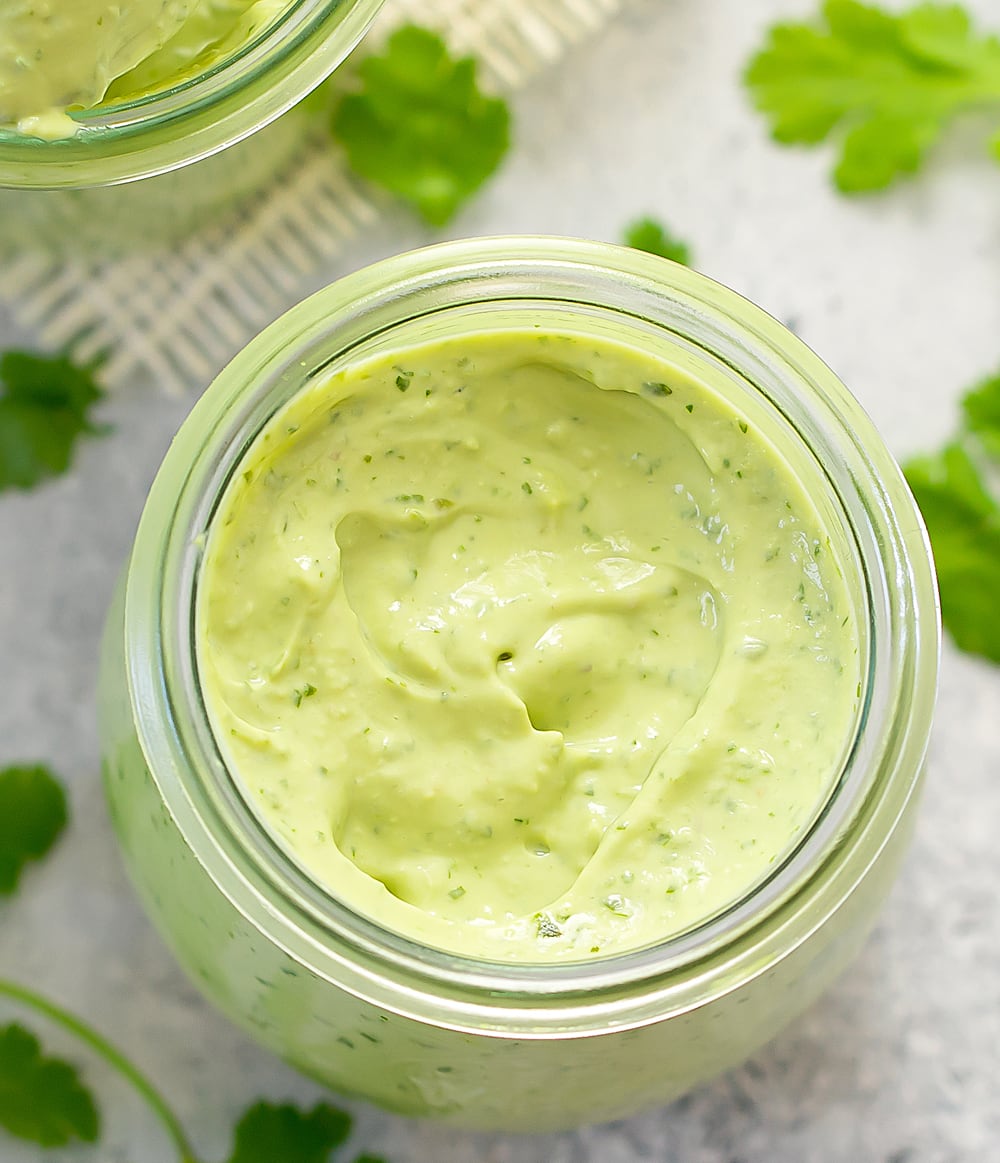 Avocado Dressing with Cilantro - Kirbie's Cravings