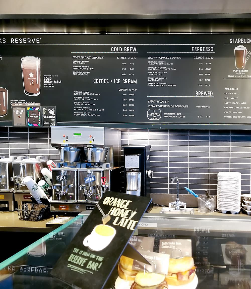 Starbucks Reserve Coffee Bar - Kirbie's Cravings