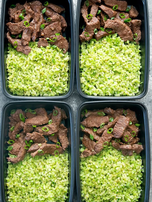 Beef and Broccoli Rice Meal Prep - Kirbie's Cravings
