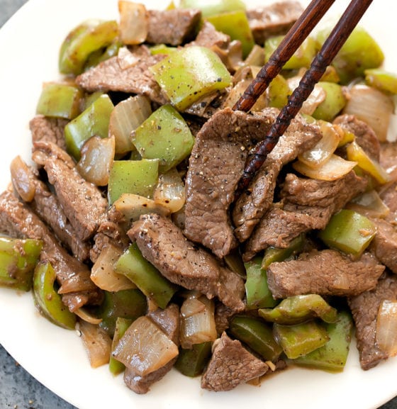 Black Pepper Beef - Kirbie's Cravings