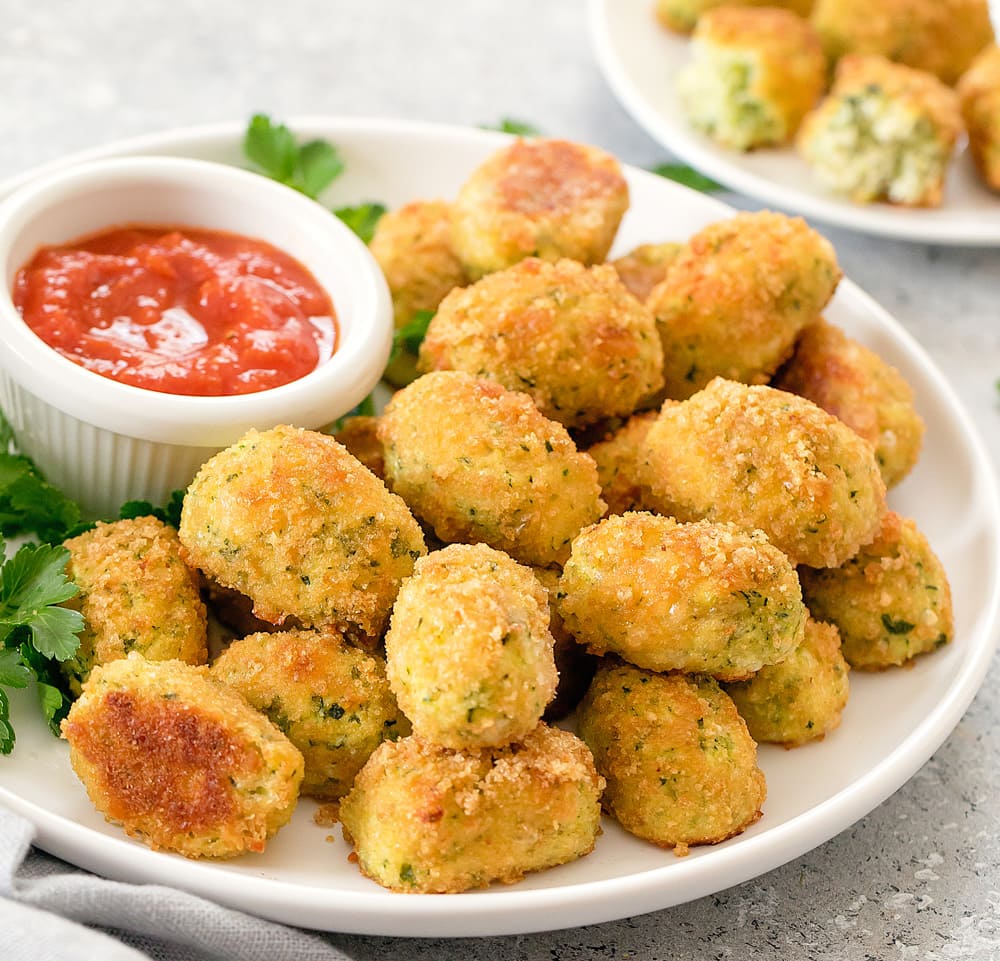 Keto Zucchini Tots - Kirbie's Cravings
