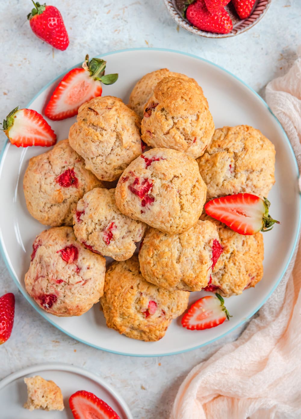 Strawberry Shortcake Cookies - Kirbie's Cravings