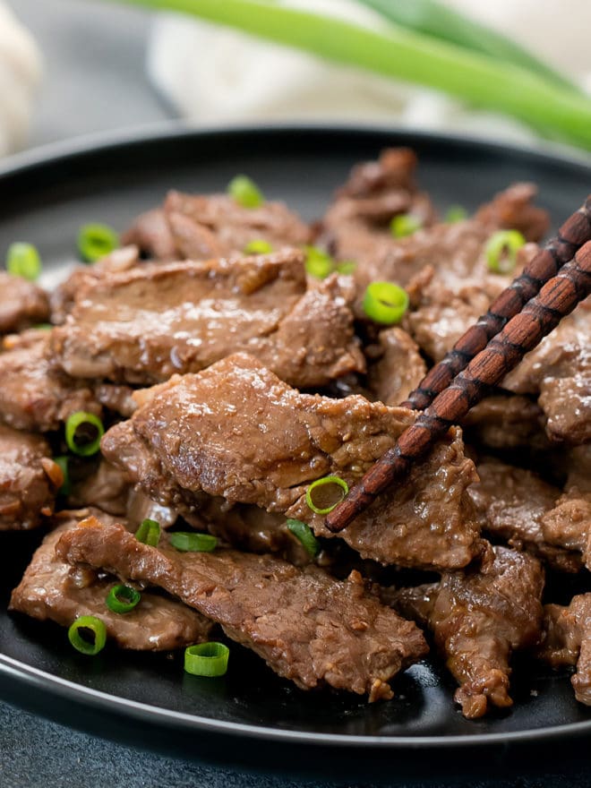 Garlic Beef - Kirbie's Cravings