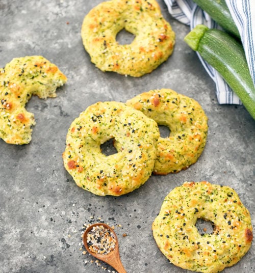 Zucchini Bagels (Low Carb, Keto) - Kirbie's Cravings