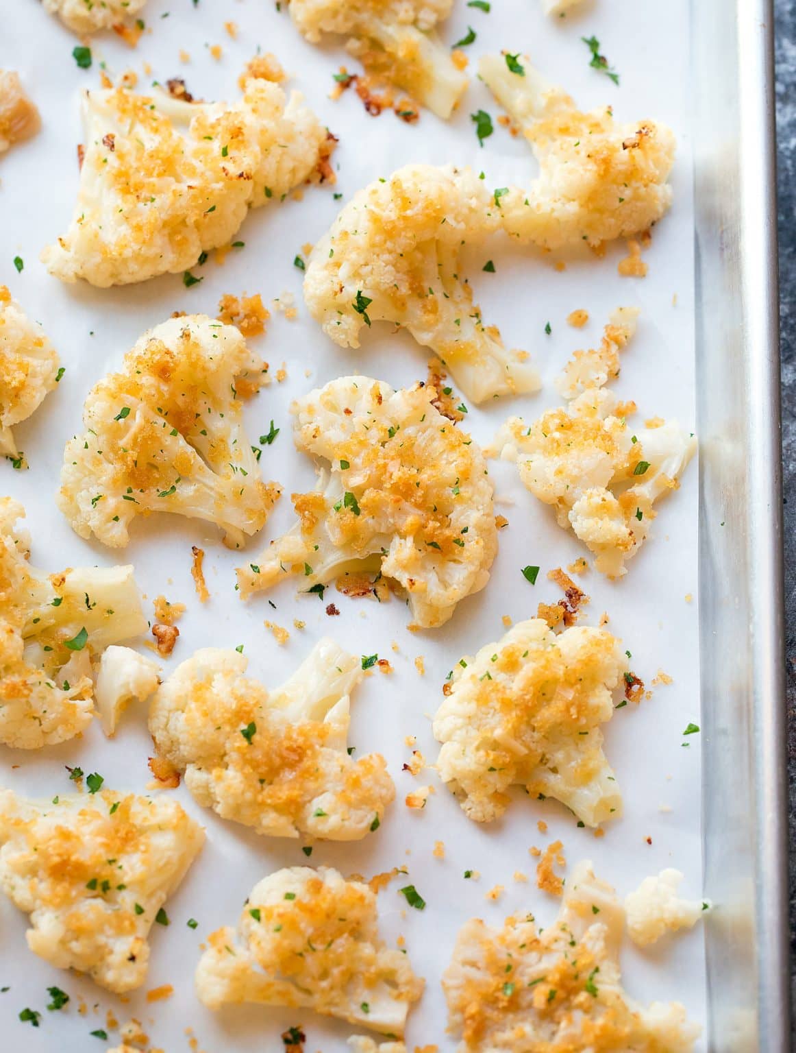 Crispy Smashed Cauliflower (Keto, Low Carb) - Kirbie's Cravings