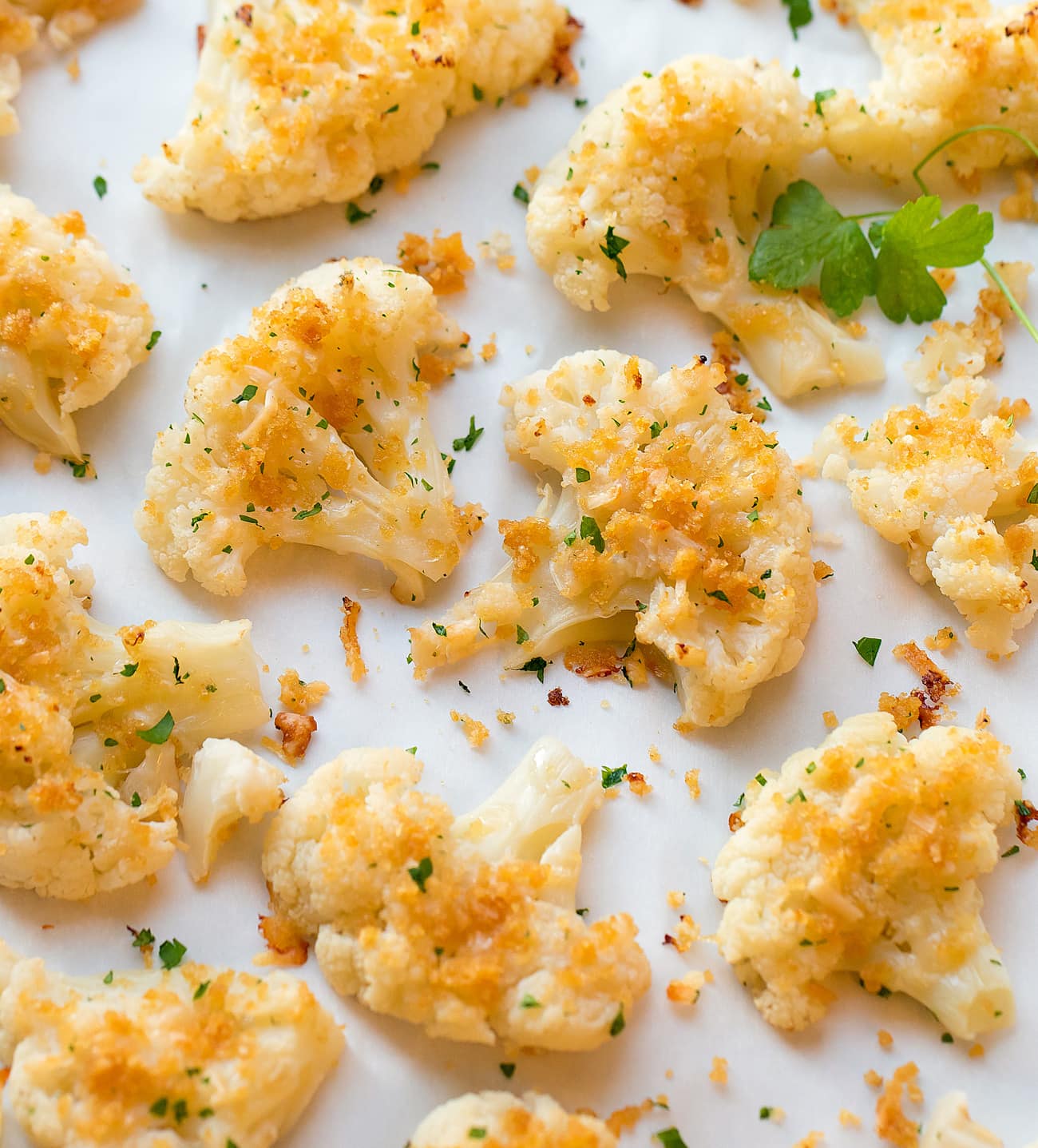 Crispy Smashed Cauliflower (Keto, Low Carb) - Kirbie's Cravings