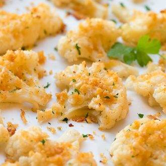 Crispy Smashed Cauliflower (Keto, Low Carb) - Kirbie's Cravings