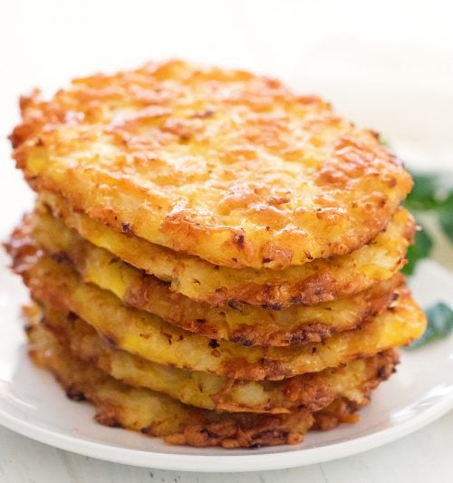Cauliflower Hash Browns (Keto, Low Carb) - Kirbie's Cravings
