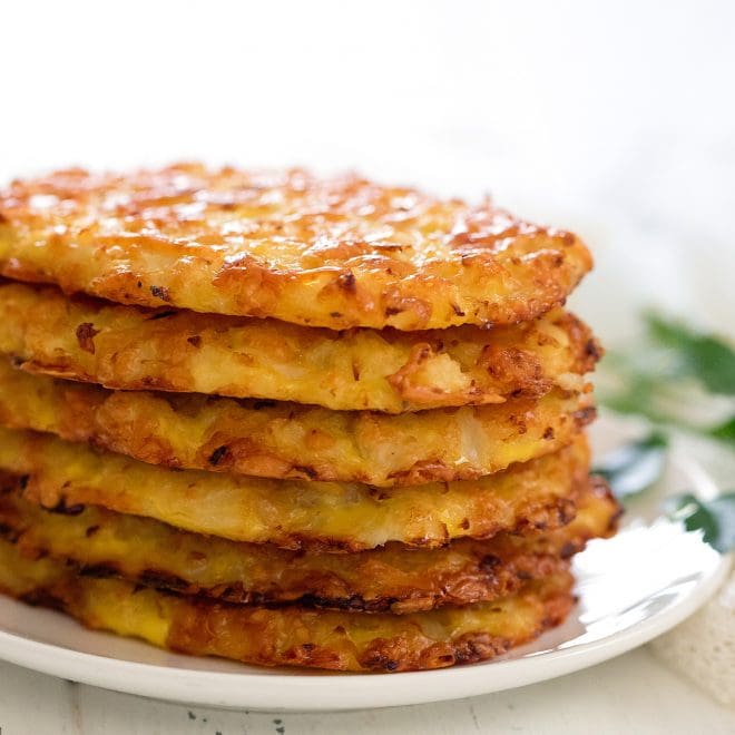 Cauliflower Hash Browns (Keto, Low Carb) - Kirbie's Cravings