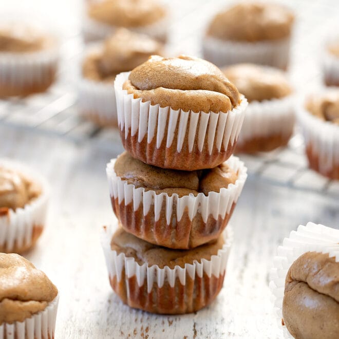 3 Ingredient Flourless Banana Muffins (No Flour, Sugar, Butter, or Oil ...
