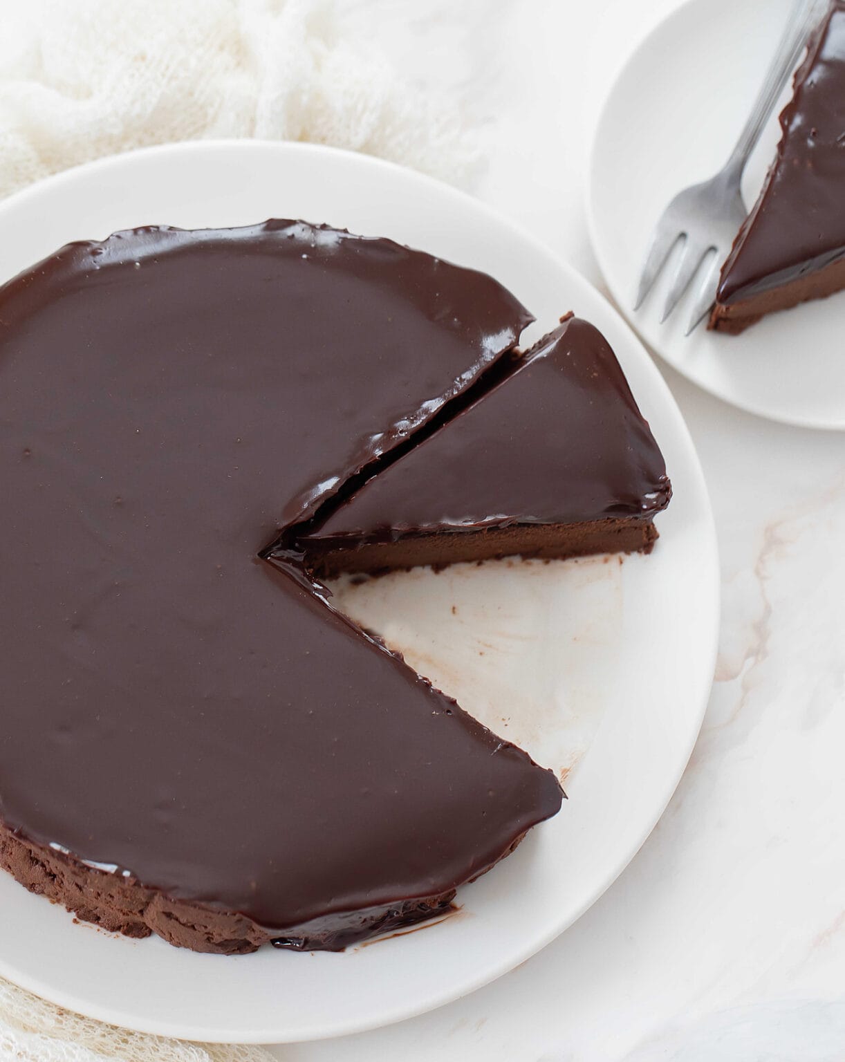 2 Ingredient No Bake Chocolate Cake (No Flour, Eggs or Oil) - Kirbie's ...