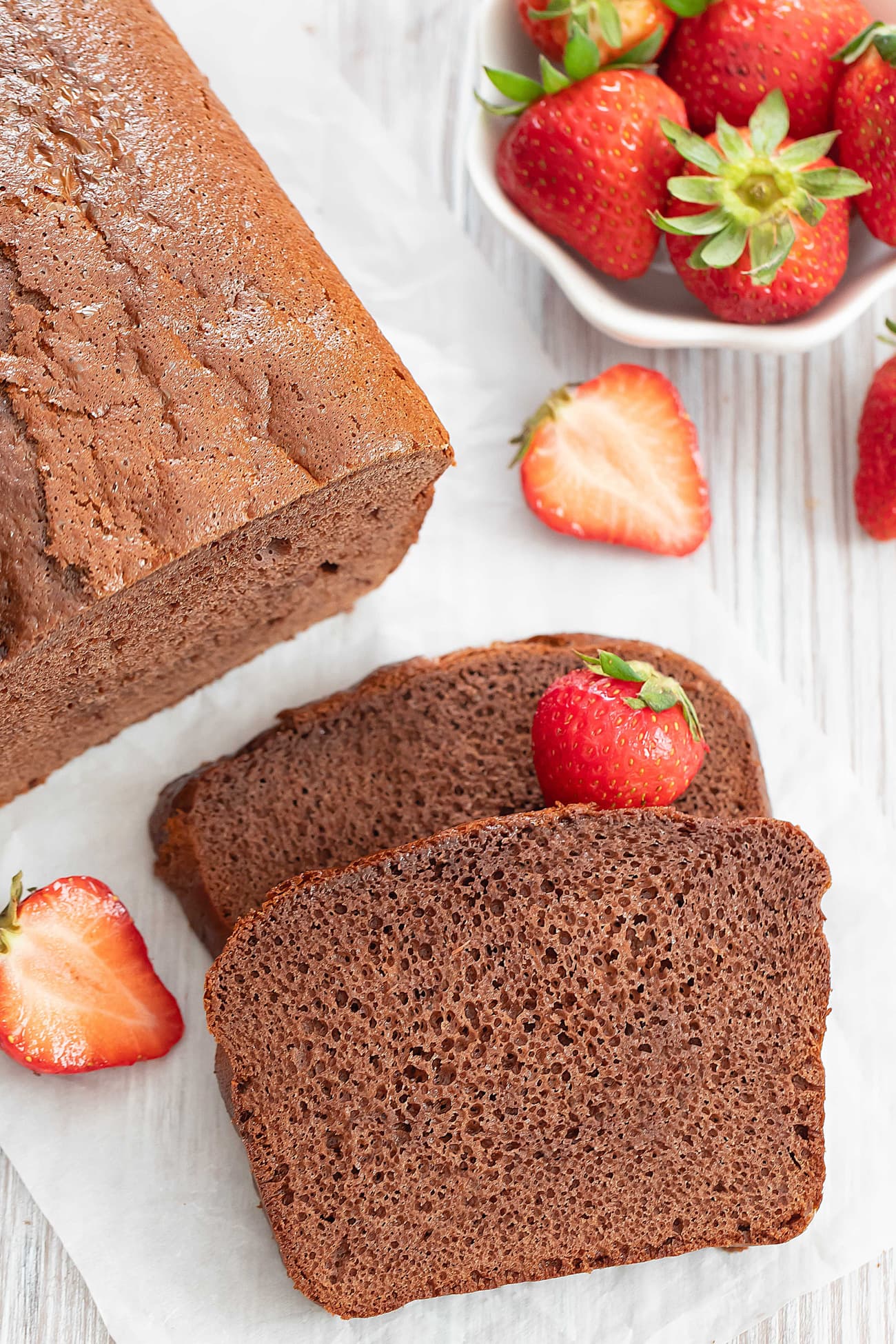 4 Ingredient Chocolate Bread (No Butter or Oil) - Kirbie's Cravings