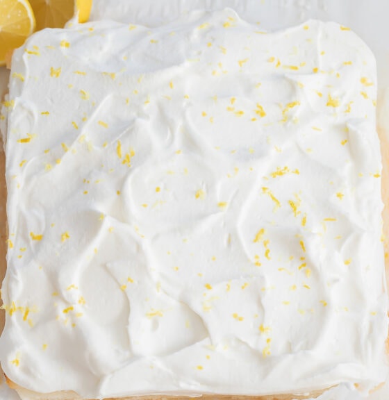 5 Ingredient Lemon Crazy Cake (No Eggs, Butter or Milk) - Kirbie's Cravings