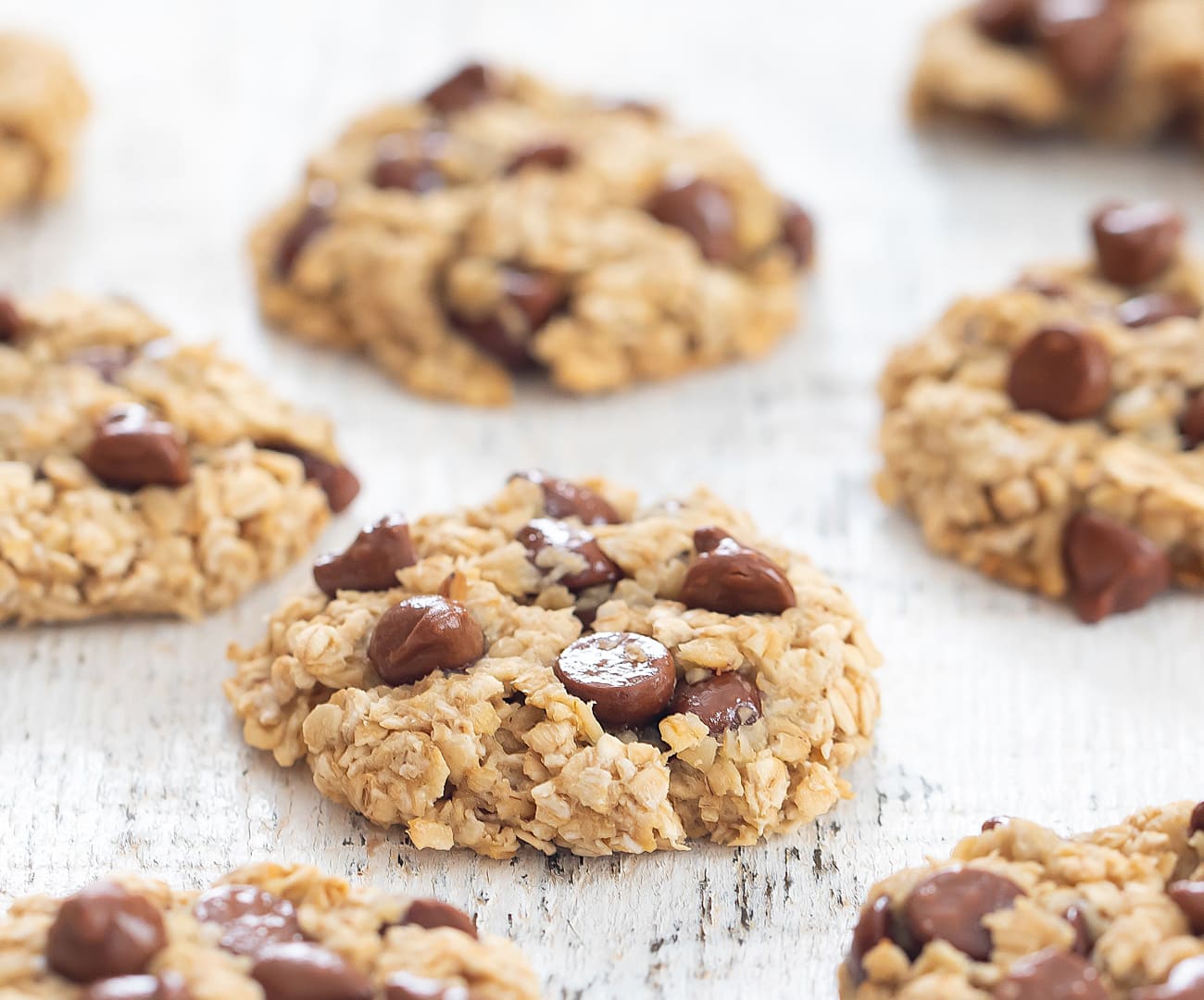 3 Ingredient Apple Chocolate Chip Cookies (No Flour, Eggs, Butter or ...