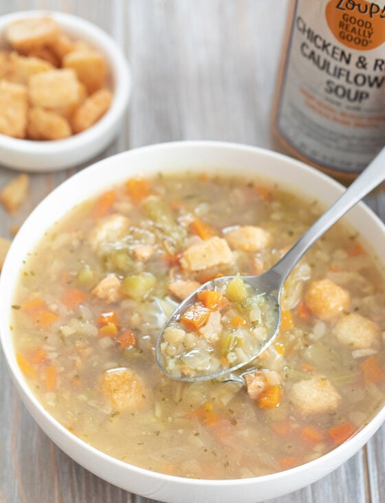 3 Ingredient Low Carb Soup Crackers - Kirbie's Cravings