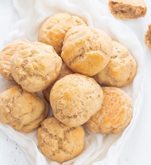 3 Ingredient Healthy Bread Rolls (No White Flour, Eggs, Yeast, Butter ...