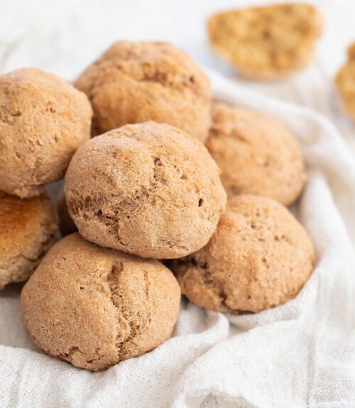 3 Ingredient Apple Bread Rolls (No White Flour, Eggs, Added Sugar ...
