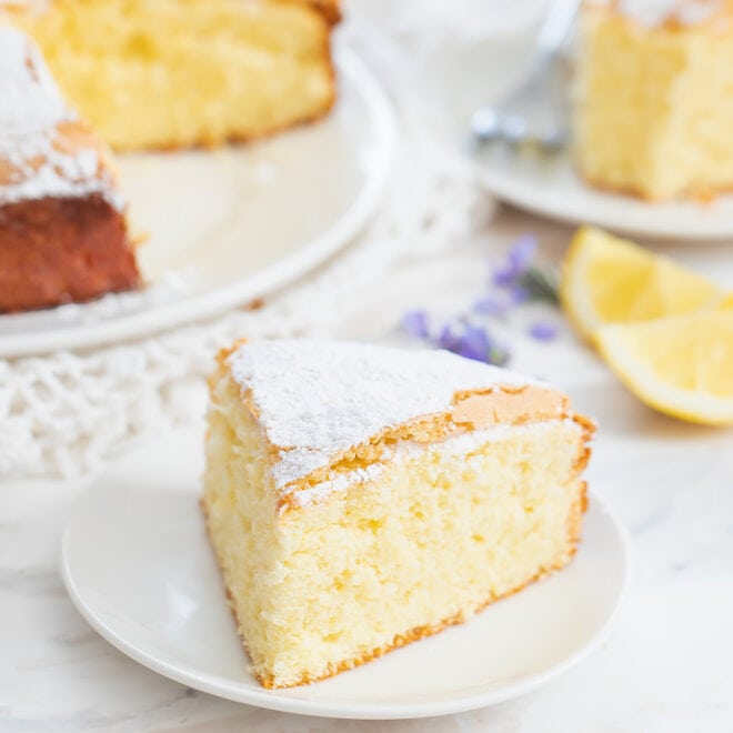 4 Ingredient Lemon Cake (No Butter, Oil or Milk) - Kirbie's Cravings