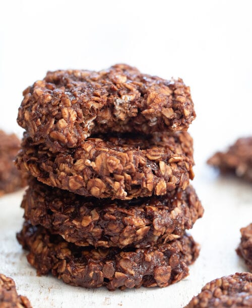 3 Ingredient Chewy Chocolate Oatmeal Cookies (No Flour, Eggs or Butter ...