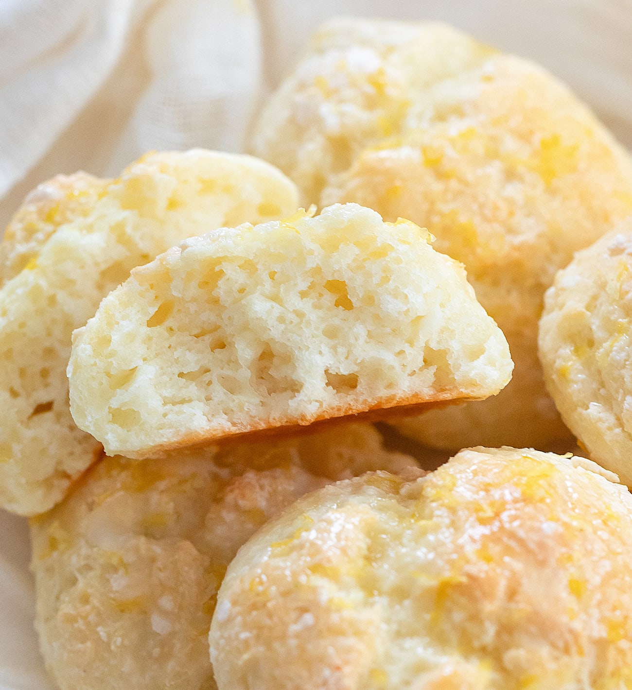 2 Ingredient Lemon Bread Rolls (No Yeast, Eggs, Butter or Oil) - Kirbie ...