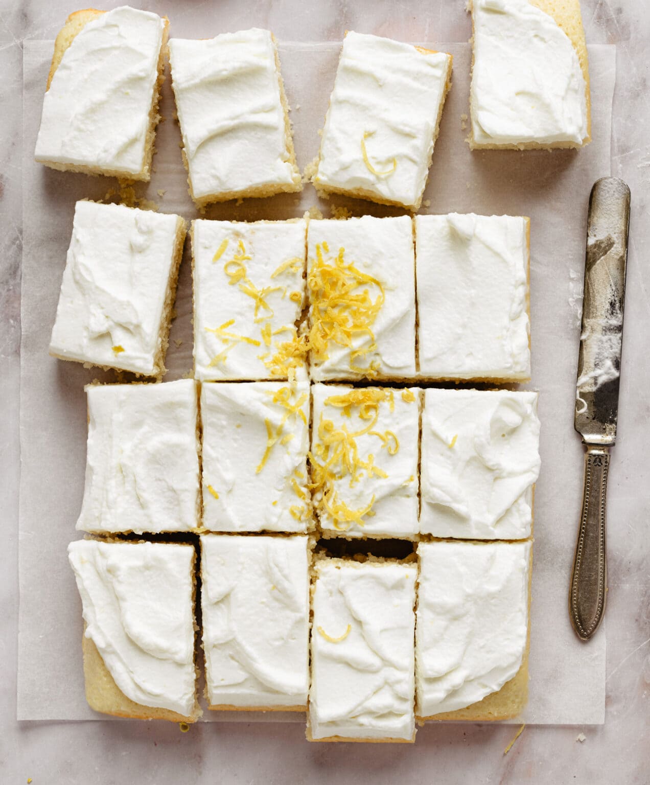 5 Ingredient Lemon Sheet Cake - Kirbie's Cravings