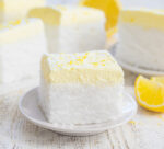 2 Ingredient No Bake Lemon Cloud Cake (No Flour, Eggs, Butter or Oil ...