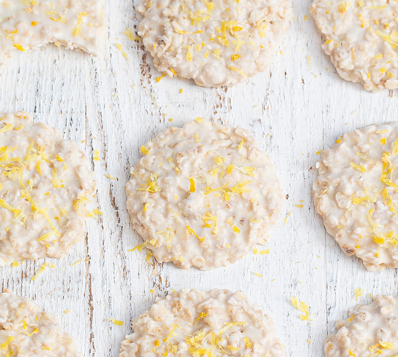 3 Ingredient No Bake Lemon Oatmeal Cookies (No Flour, Eggs, or Butter) - Kirbie's Cravings