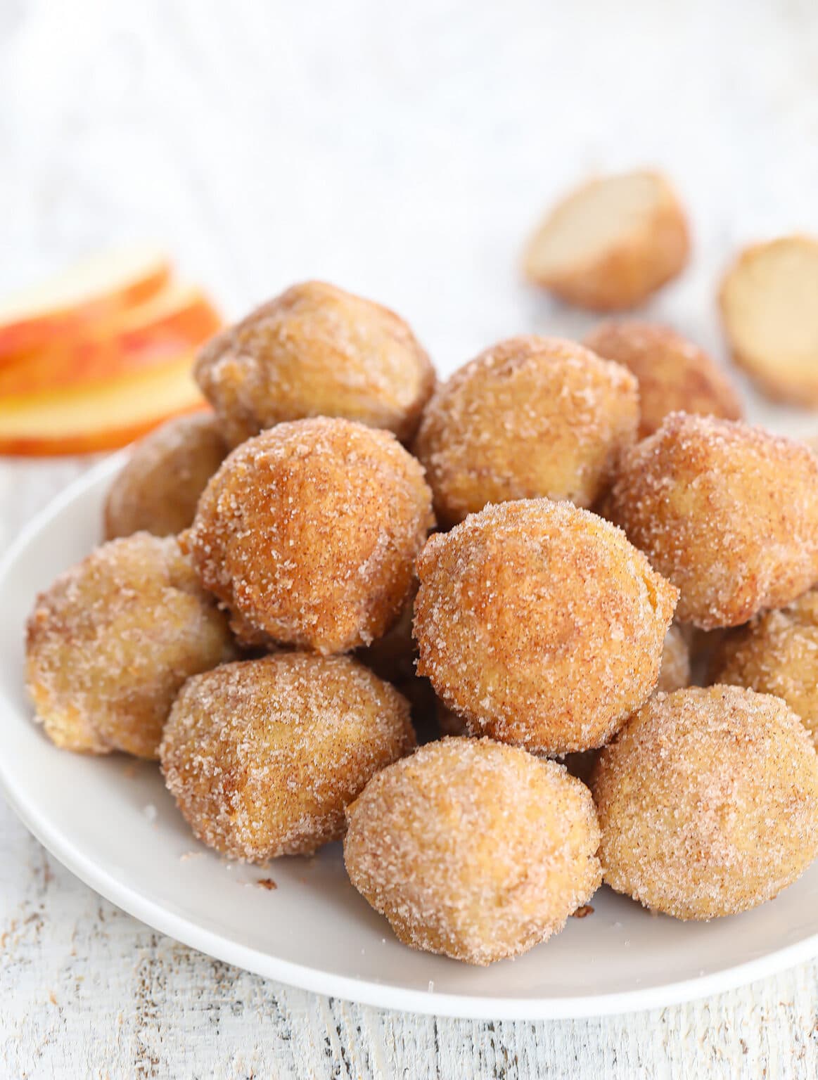 3 Ingredient Apple Donuts (No Yeast, White Flour, Eggs, or Butter ...