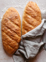 4 Ingredient French Bread (No Knead and Ready in 1 Hour) - Kirbie's ...