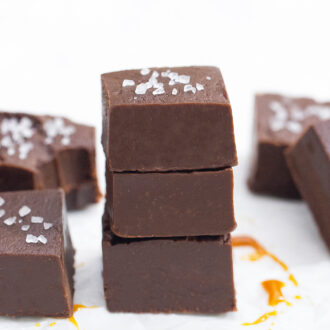 2 Ingredient Caramel Fudge - Kirbie's Cravings