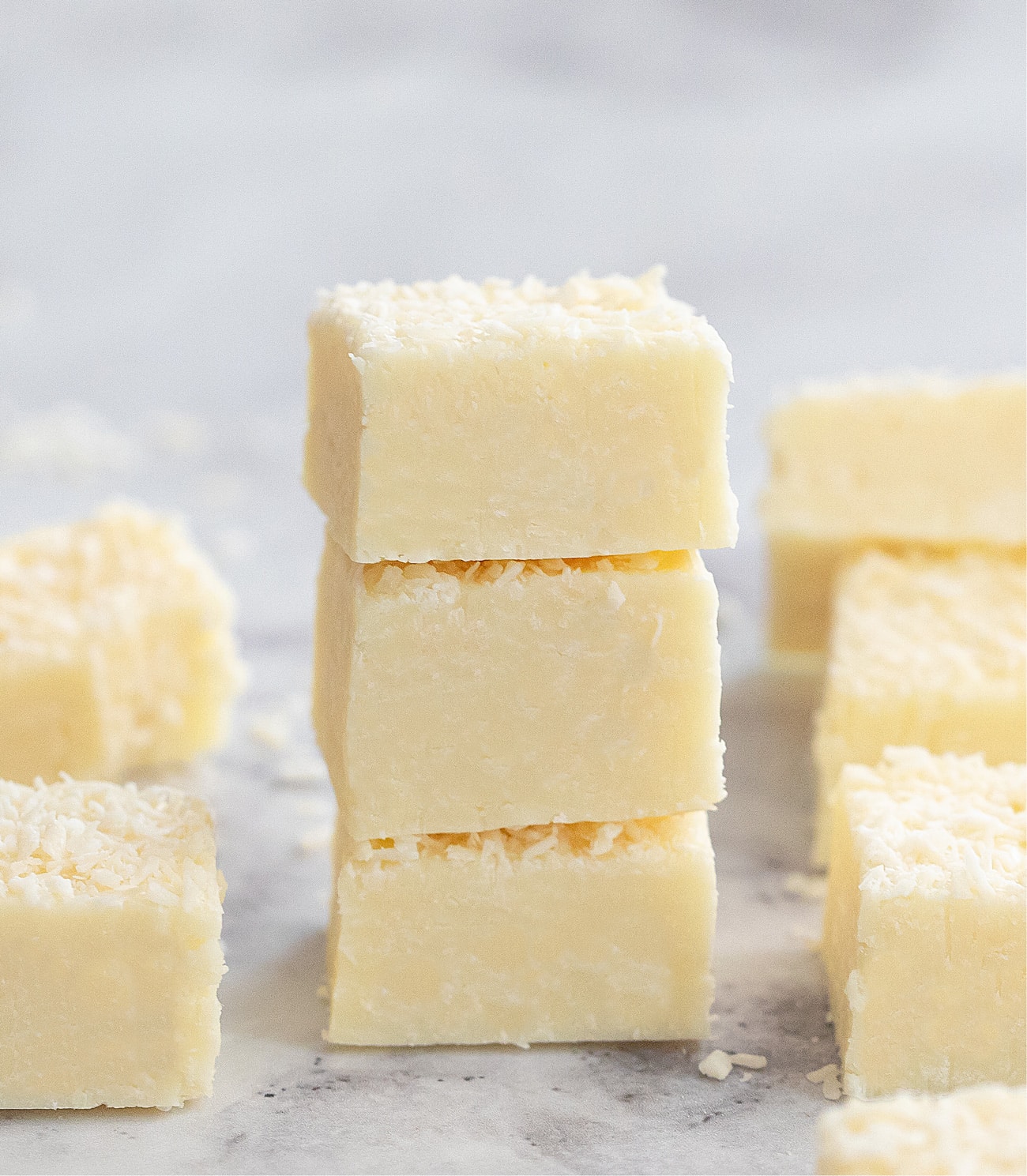 3 Ingredient Coconut Fudge - Kirbie's Cravings