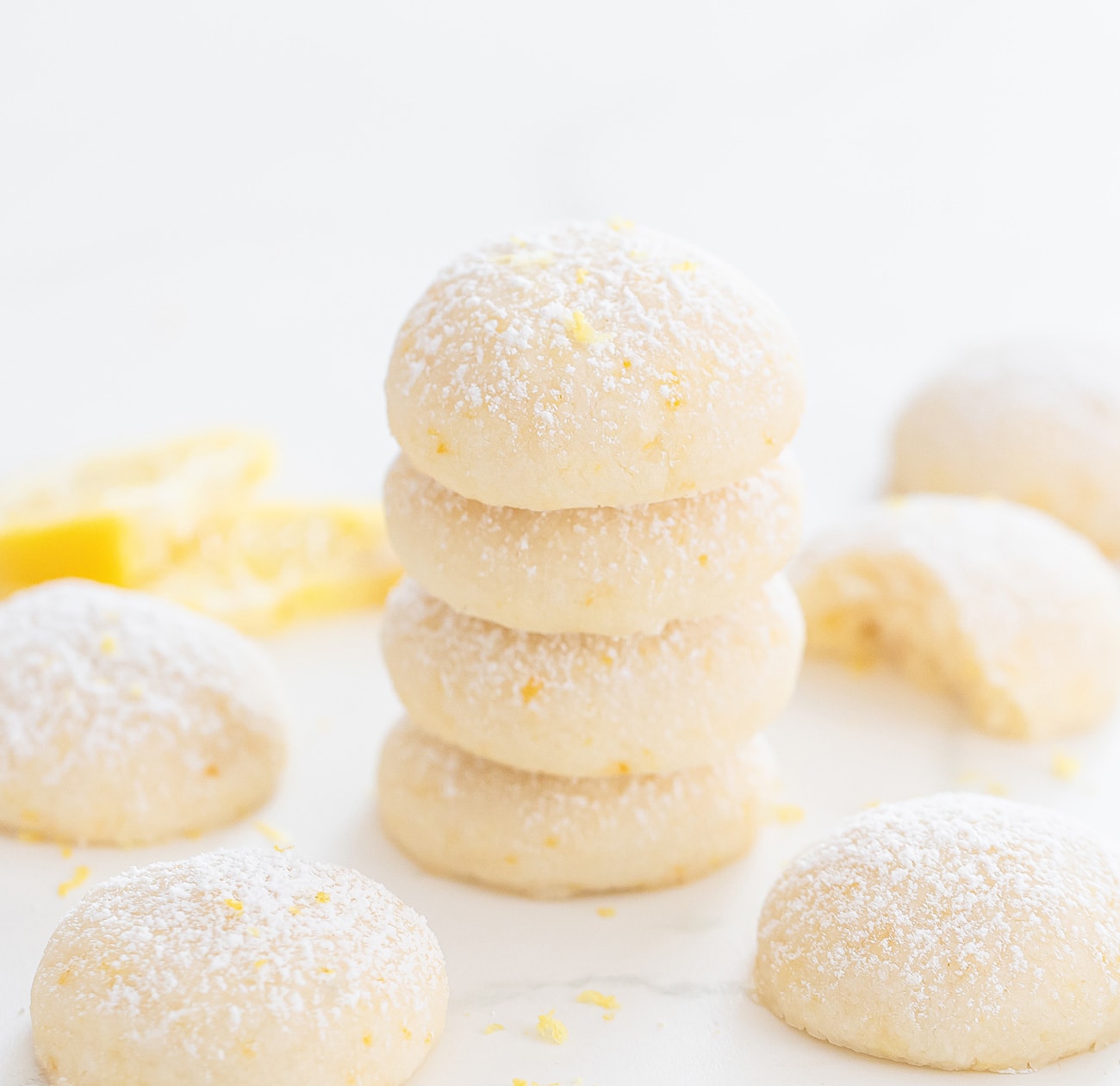 4 Ingredient Lemon Melting Moments - Kirbie's Cravings